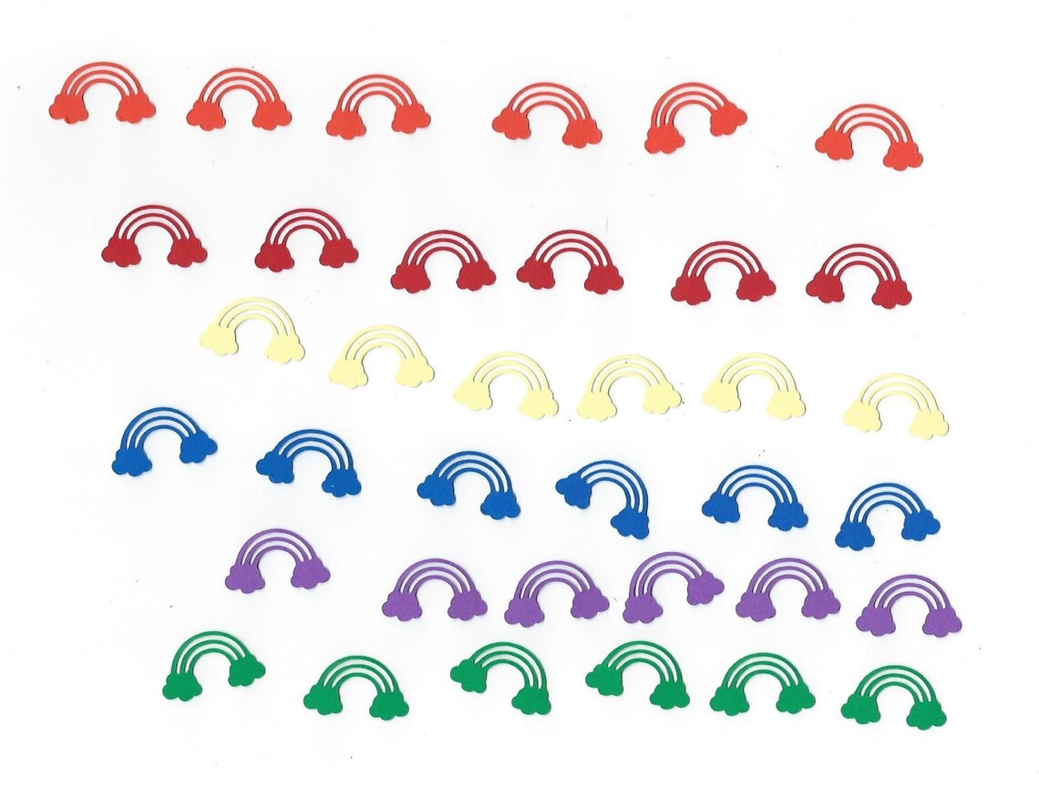 Rainbow Confetti | Table Scatter | 100 Rainbows | Rainbow Party ...