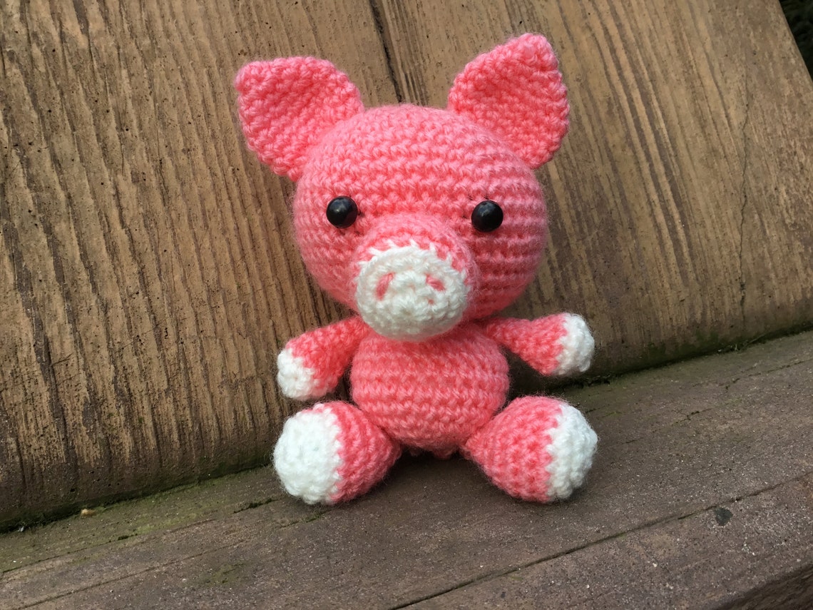 Crochet Pattern Little Pig Amigurumi Gift for Children Small - Etsy