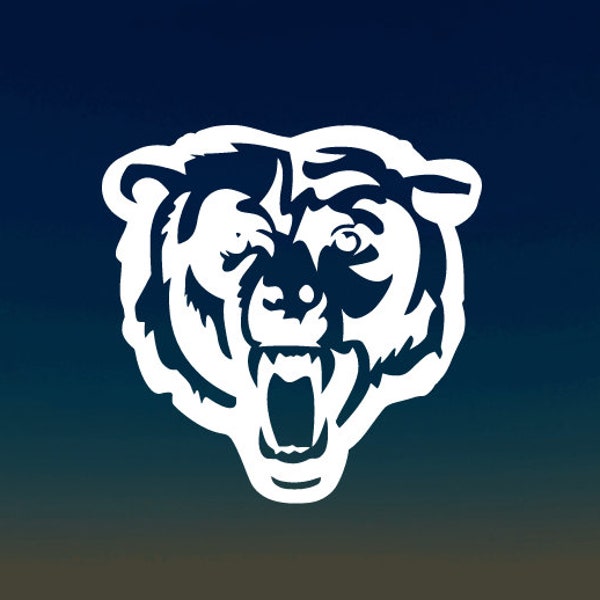 Sticker Chicago Bear - Etsy