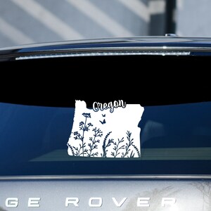 Oregon, OR State Vinyl Sticker, Waterproof Sticker, Car Decal, Laptop ...