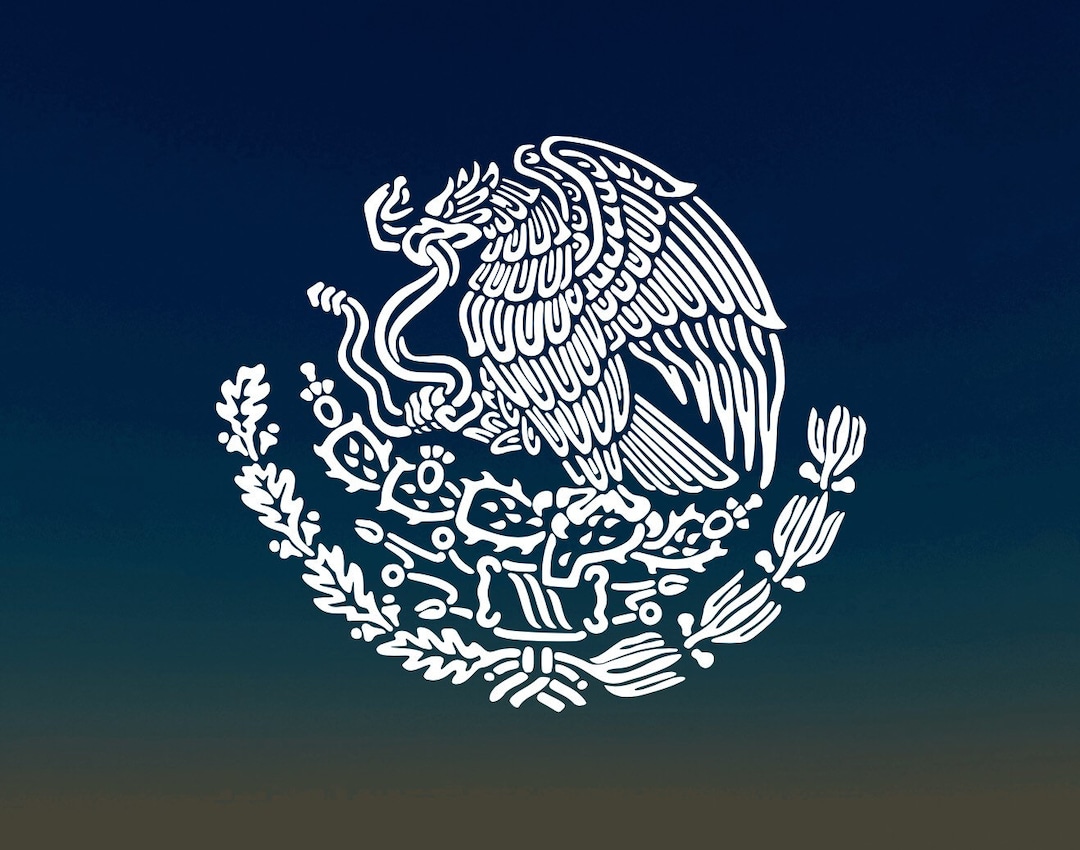 Mexican Flag Logo Decal, Mexican Eagle Decal, Waterproof Vinyl Sticker ...