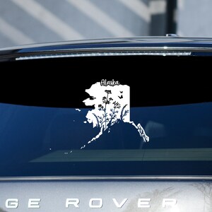 Alaska Decal, AK State Vinyl Sticker, Waterproof Sticker, Car Decal ...