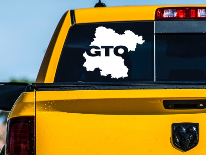 Guanajuato Mexico Vinyl Decal Guanajuato Map Sticker - Etsy