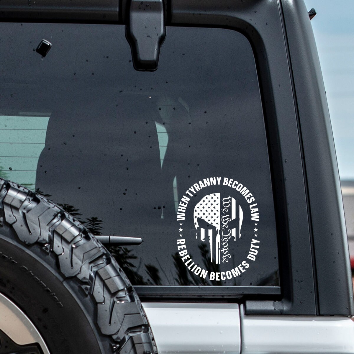 When Tyranny Becomes Law Rebellion Vinyl Decal, Waterproof Vinyl ...