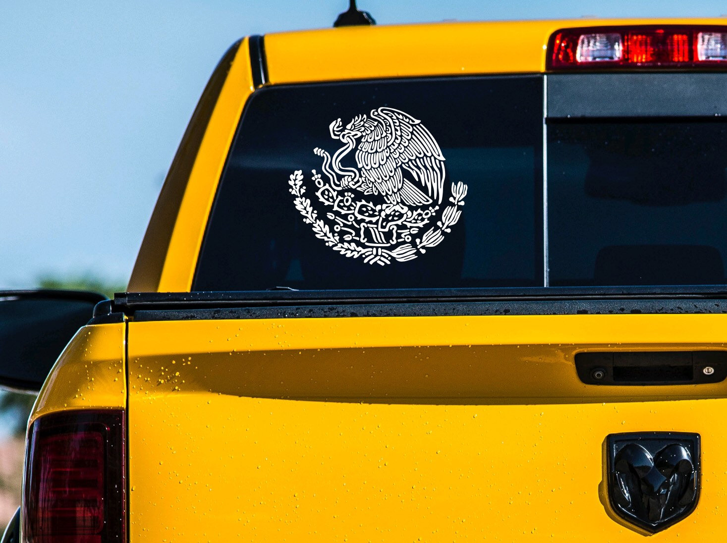 Mexican Flag Logo Decal Mexican Eagle Decal Waterproof Vinyl - Etsy