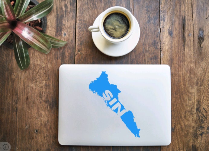 Sinaloa Mexico Vinyl Decal Sinaloa Map Vinyl Sticker - Etsy