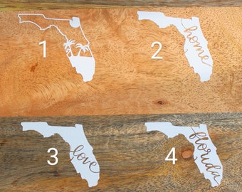 Florida Vinyl Decal | Etsy