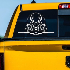 Hunting/fishing Vinyl Decal, Deer Hunting Vinyl Sticker, Waterproof ...