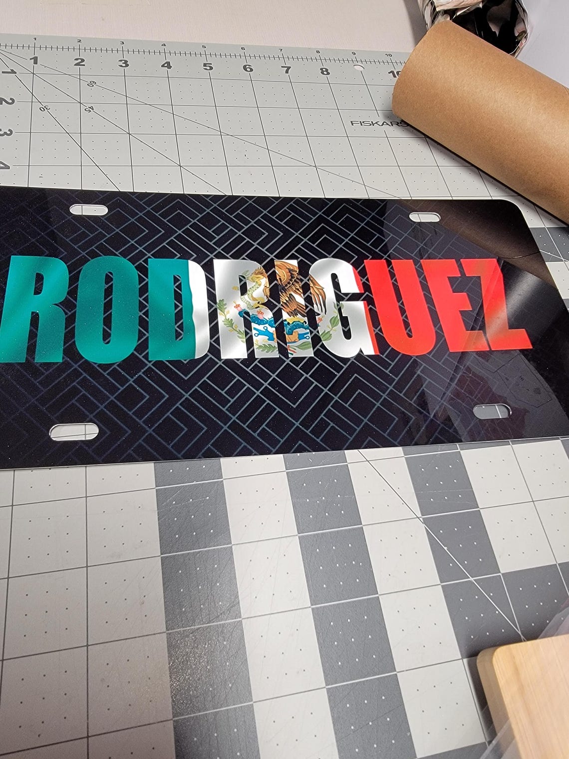 Custom Mexican Flag License Plate, Personalized Car Tag, Gift for Him ...