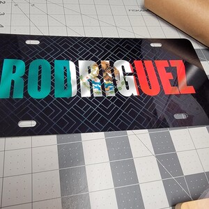 Custom Mexican Flag License Plate, Personalized Car Tag, Gift for Him ...