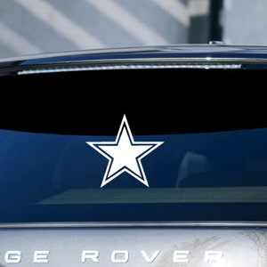 Dallas Cowboys Vinyl Decal,nfl Football Car Decal/waterproof Vinyl ...