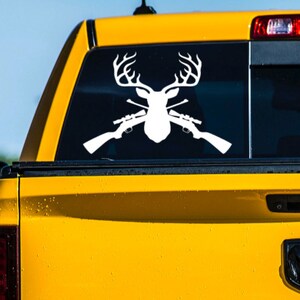 Hunting Vinyl Decal, Deer Hunting Vinyl Sticker, Waterproof Vinyl ...