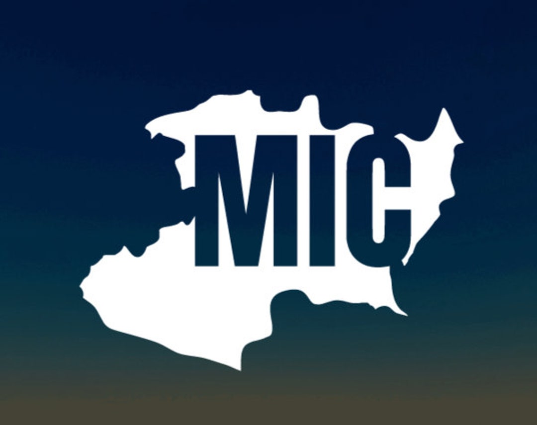 Michoacán Mexico Vinyl Decal, Michoacán Map Sticker, Waterproof Vinyl ...