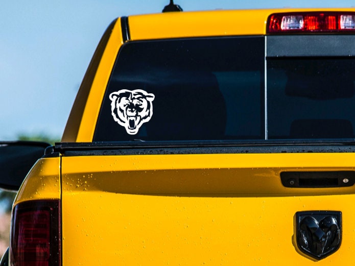 Chicago Bears Vinyl Decal/nfl Football Car Decal/waterproof Vinyl ...