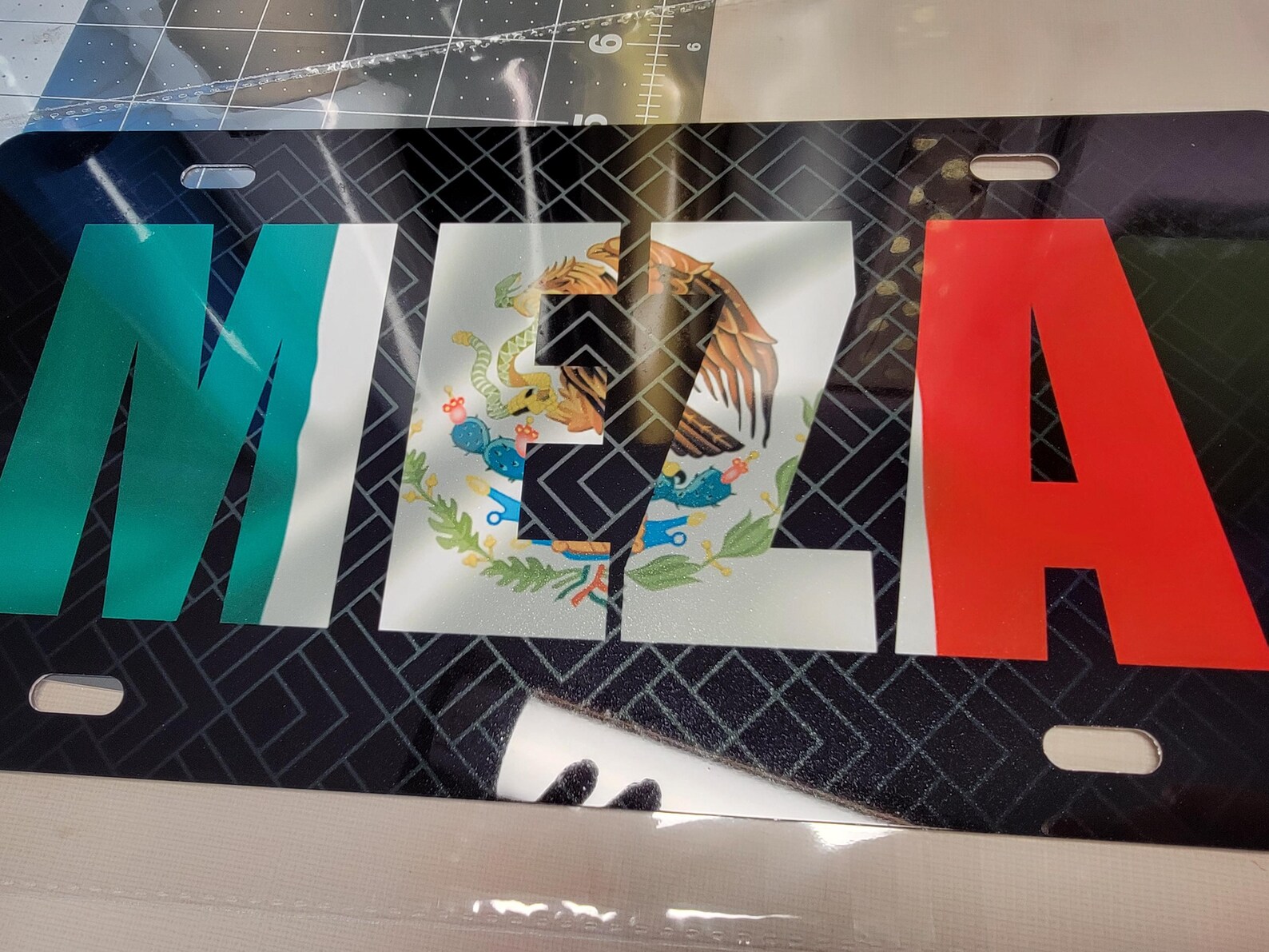 Custom Mexican Flag License Plate, Personalized Car Tag, Gift for Him ...