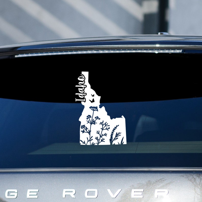 Idaho Decal, ID State Vinyl Sticker, Waterproof Sticker, Car Decal ...