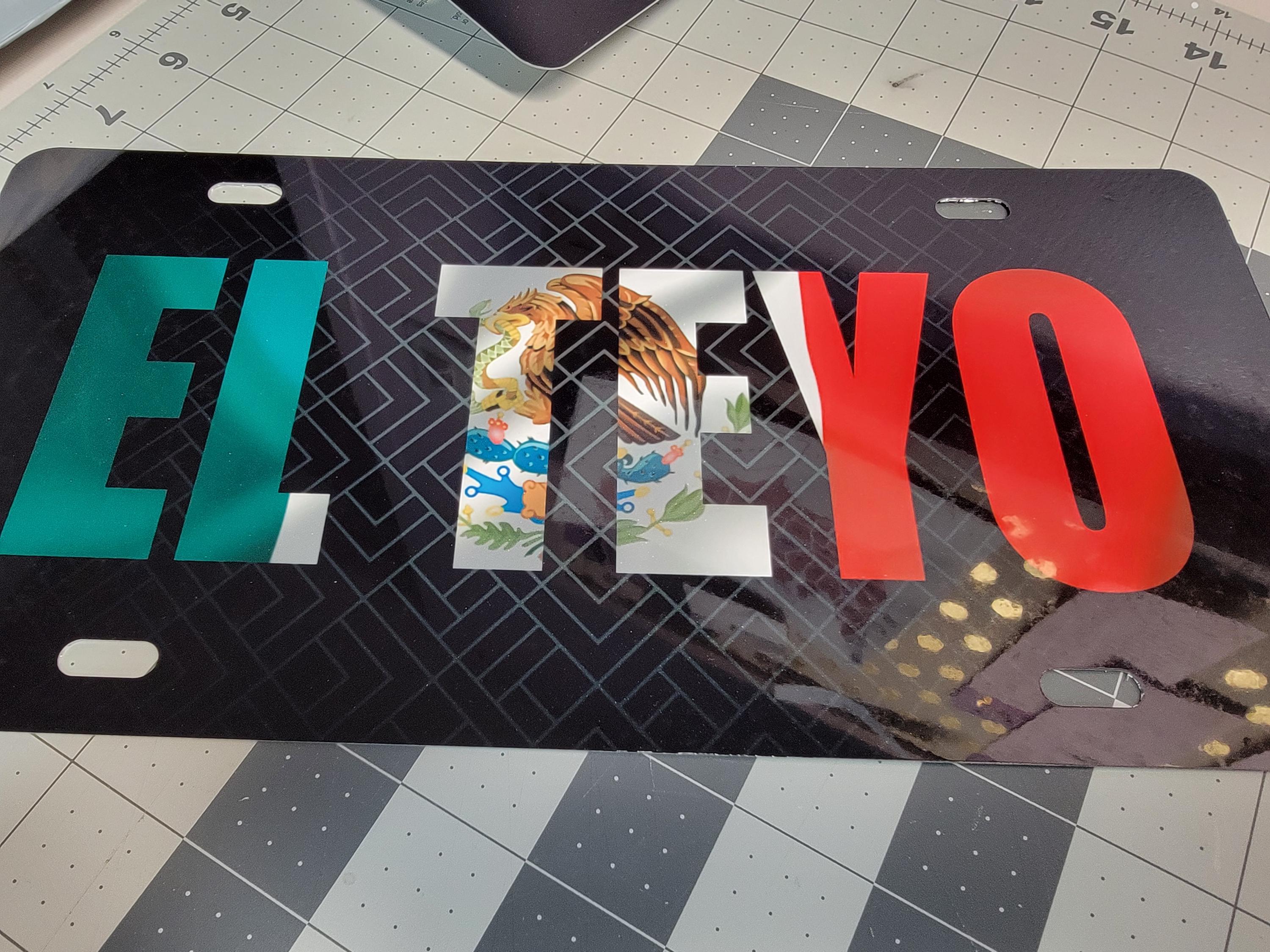Custom Mexican Flag License Plate, Personalized Car Tag, Gift for Him ...