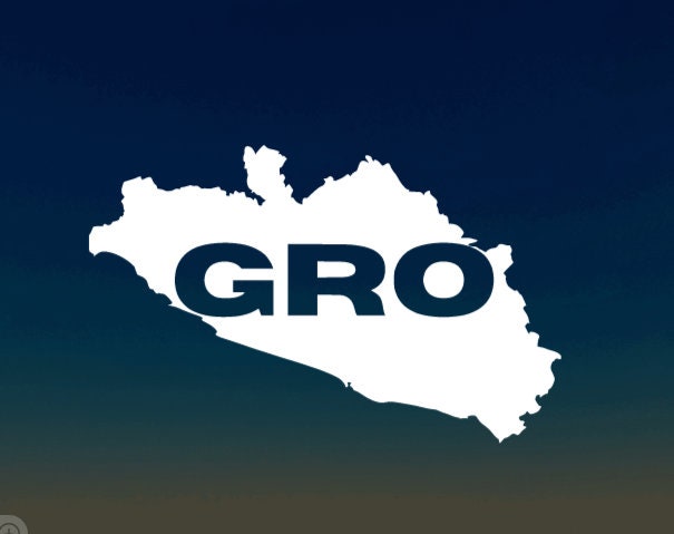 Guerrero Mexico Vinyl Decal, Guerrero's Map Decal, Waterproof Vinyl ...