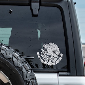 Mexican Flag Logo Decal, Mexican Eagle Decal, Waterproof Vinyl Sticker ...