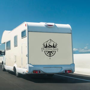 Personalized Name Decal for RV Camper, Waterproof Custom Text RV Decal ...