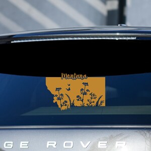 Montana Decal, MT State Vinyl Sticker, Waterproof Sticker, Car Decal ...