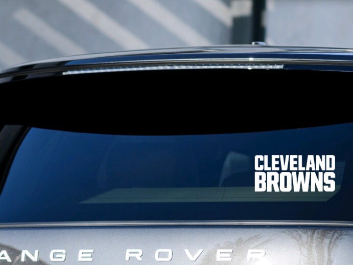 Cleveland Browns Vinyl Decal/nfl Football Car Decal/waterproof - Etsy