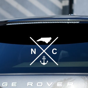 North Carolina Vinyl Decal, NC State Sticker, Waterproof Sticker, Car ...