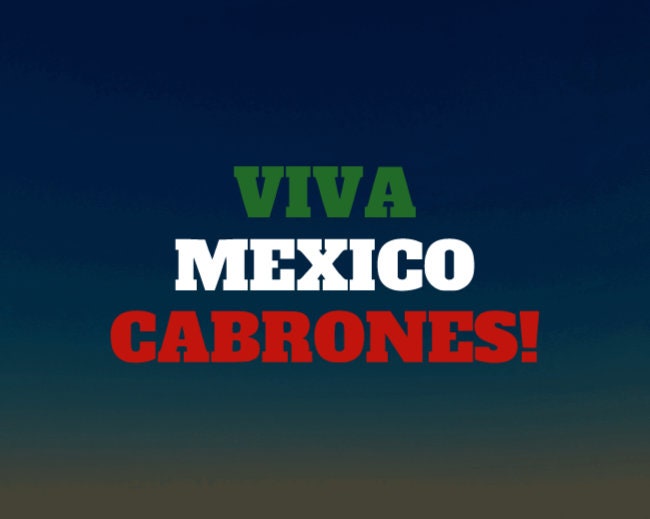 VIVA MEXICO CABRONES! Vinyl Decal, Mexican Waterproof Sticker, Car ...