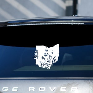 Ohio Decal, OH State Vinyl Sticker, Waterproof Sticker, Car Decal ...