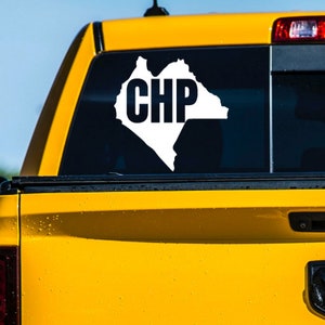 Chiapas Mexico Vinyl Decal, Chiapas Map Vinyl Sticker, Waterproof Vinyl ...