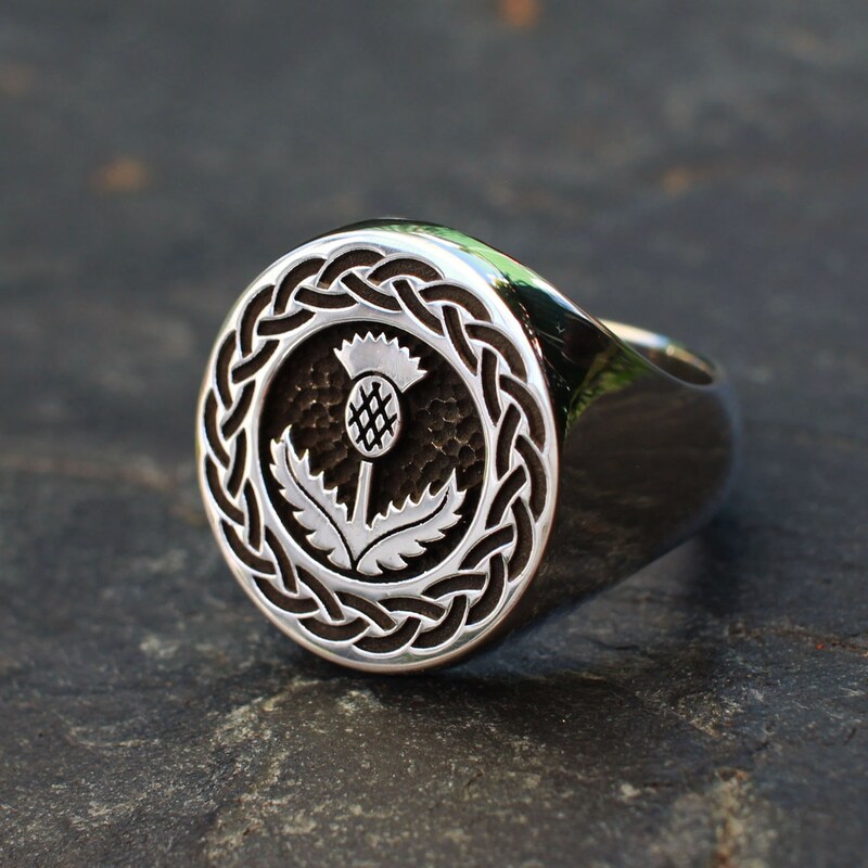 Thistle Ring - Etsy