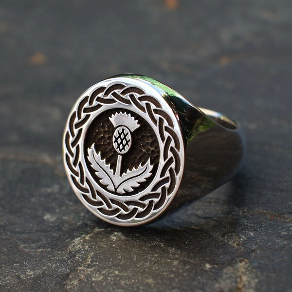Thistle Ring - Etsy