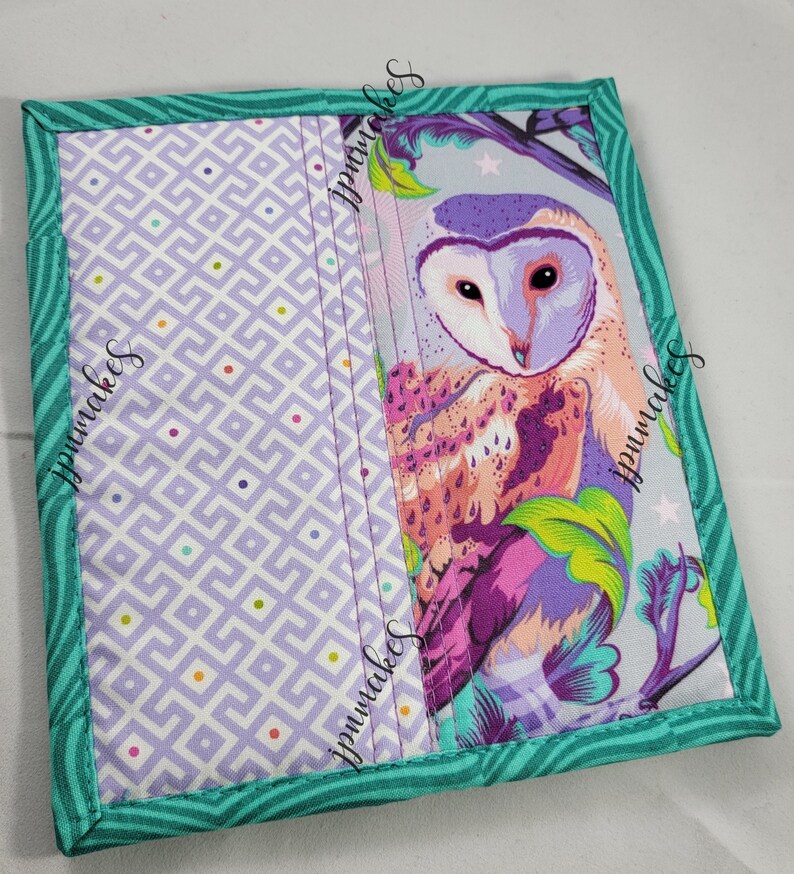 EPP Tula Pink Purple Moon Garden Owl Hold Tite Folio Sewtites - Etsy