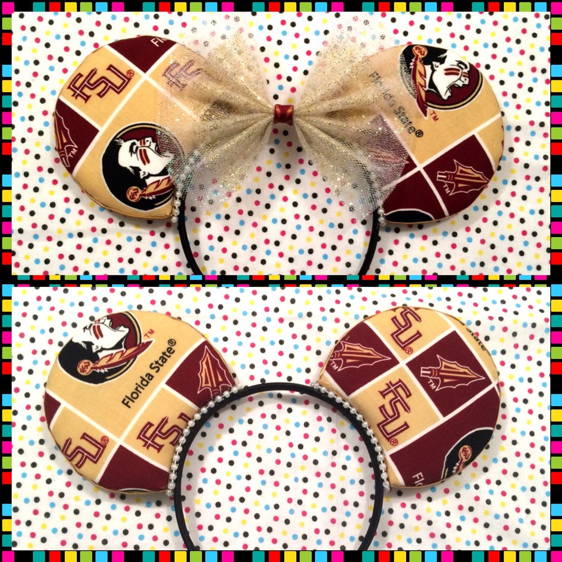 Florida State University Seminoles Mouse Ears - Etsy