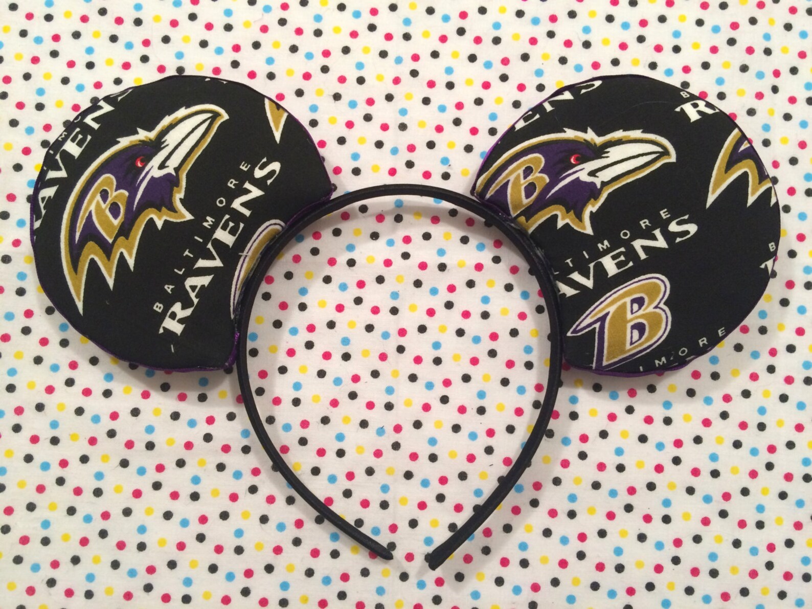 NFL Baltimore Ravens Mouse Ears - Etsy