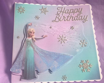 Elsa card | Etsy
