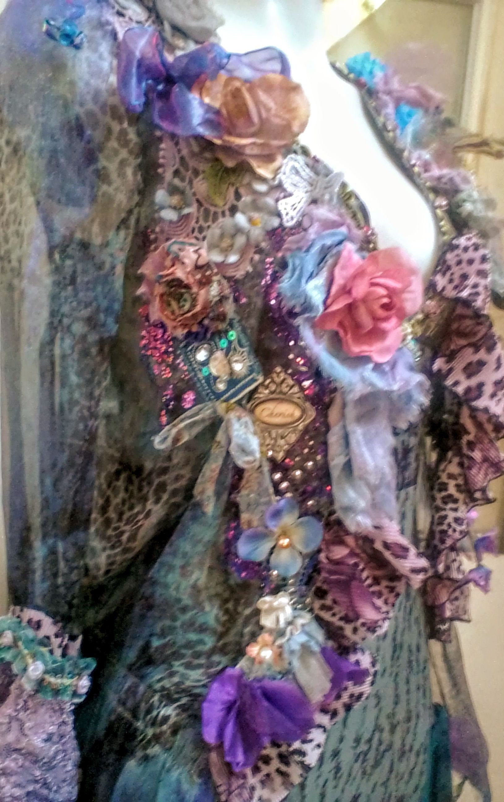 Sheer Silk Two Piece Ensemble Dress W Matching Jacket - Etsy