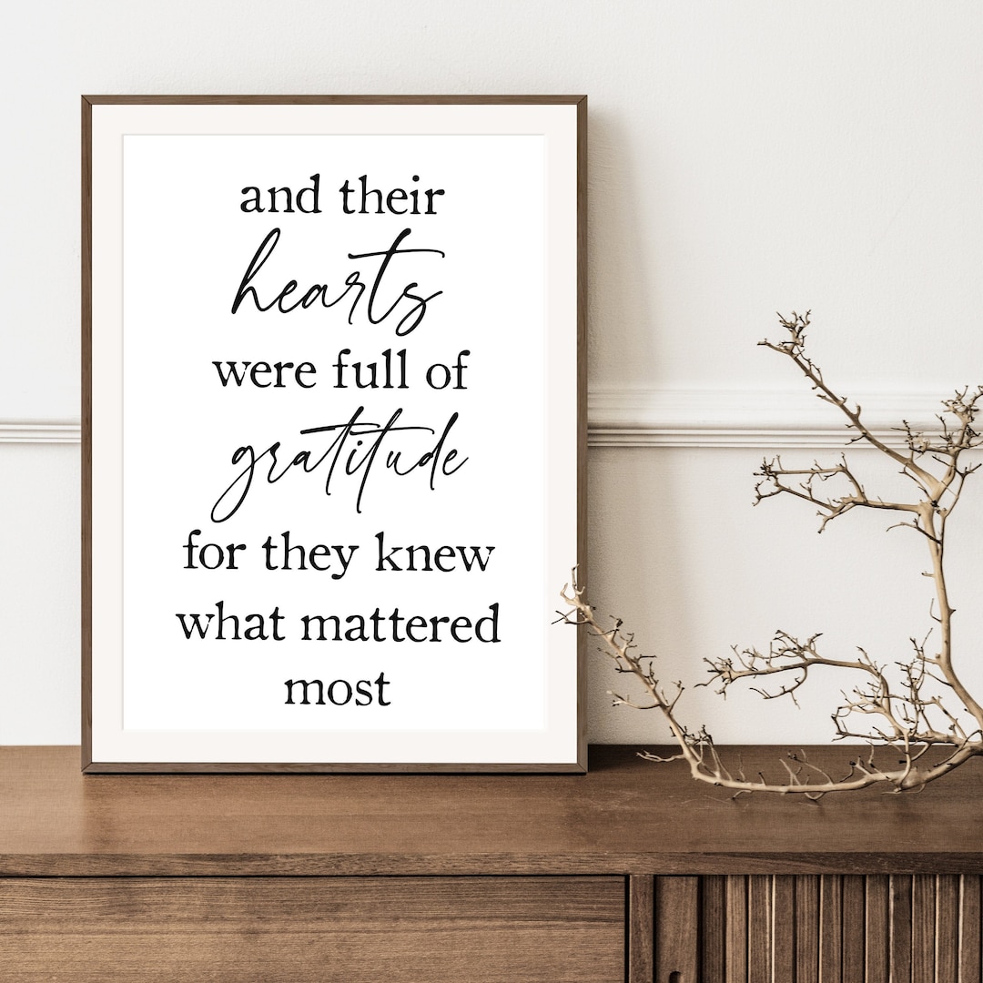 Grateful Living, Faith Based Art, DIGITAL DOWNLOAD, Full of Gratitude ...