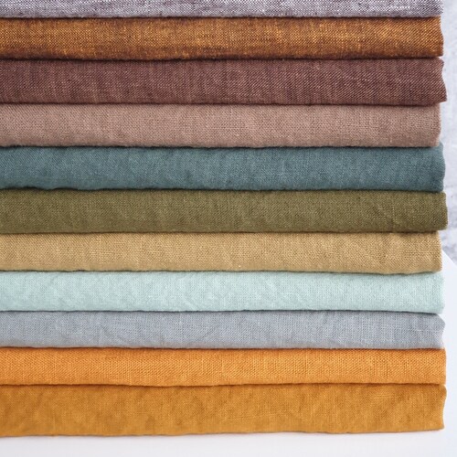 Linen Fabric Samples / Linen Swatches / Samples From Kingdom - Etsy