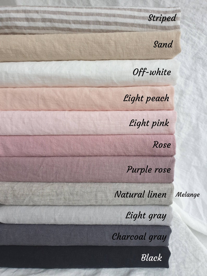 Linen Fabric Samples / Linen Swatches / Samples From Kingdom - Etsy