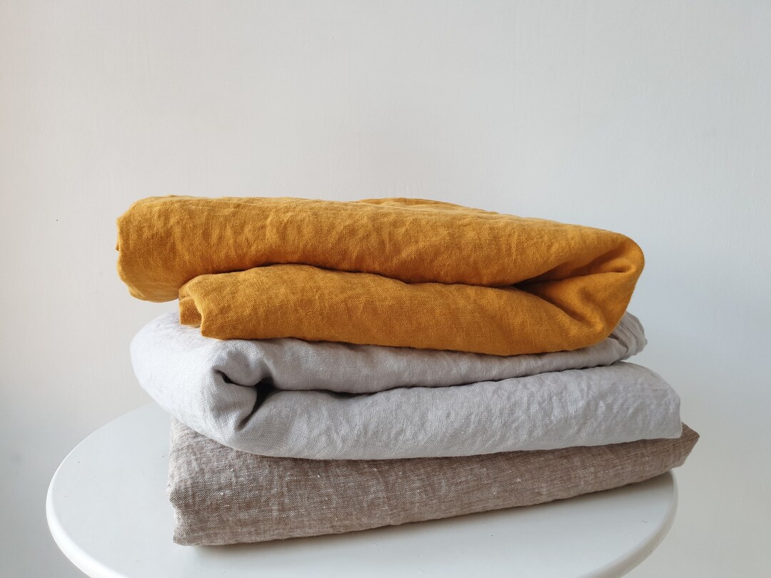 Linen Flat Sheet Top Bedding Sheet Organic Stonewashed Linen Bedding ...