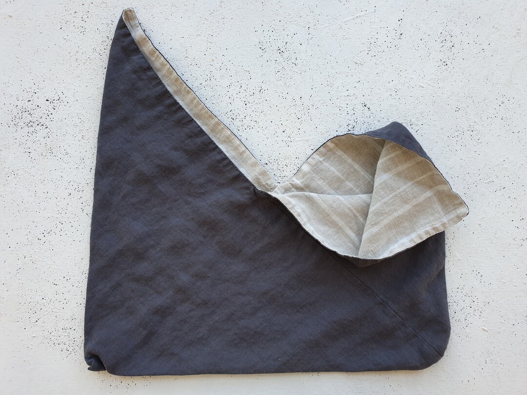 Linen Bento Bag Organic Natural Bento Bag Bread Bag Lunch Bag Natural ...