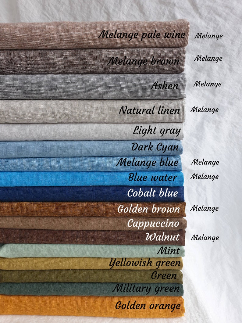 Linen Fabric Samples / Linen Swatches / Samples From Kingdom - Etsy