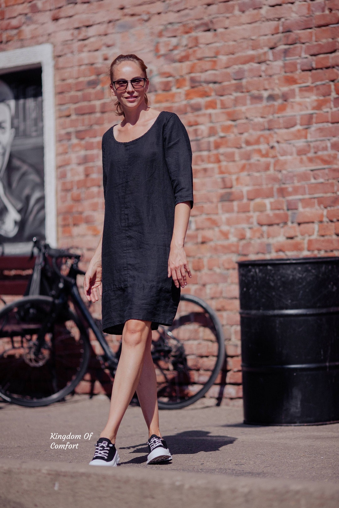 Linen Dress. Available in 30 Colors. Midi Dress. Classic, Casual ...