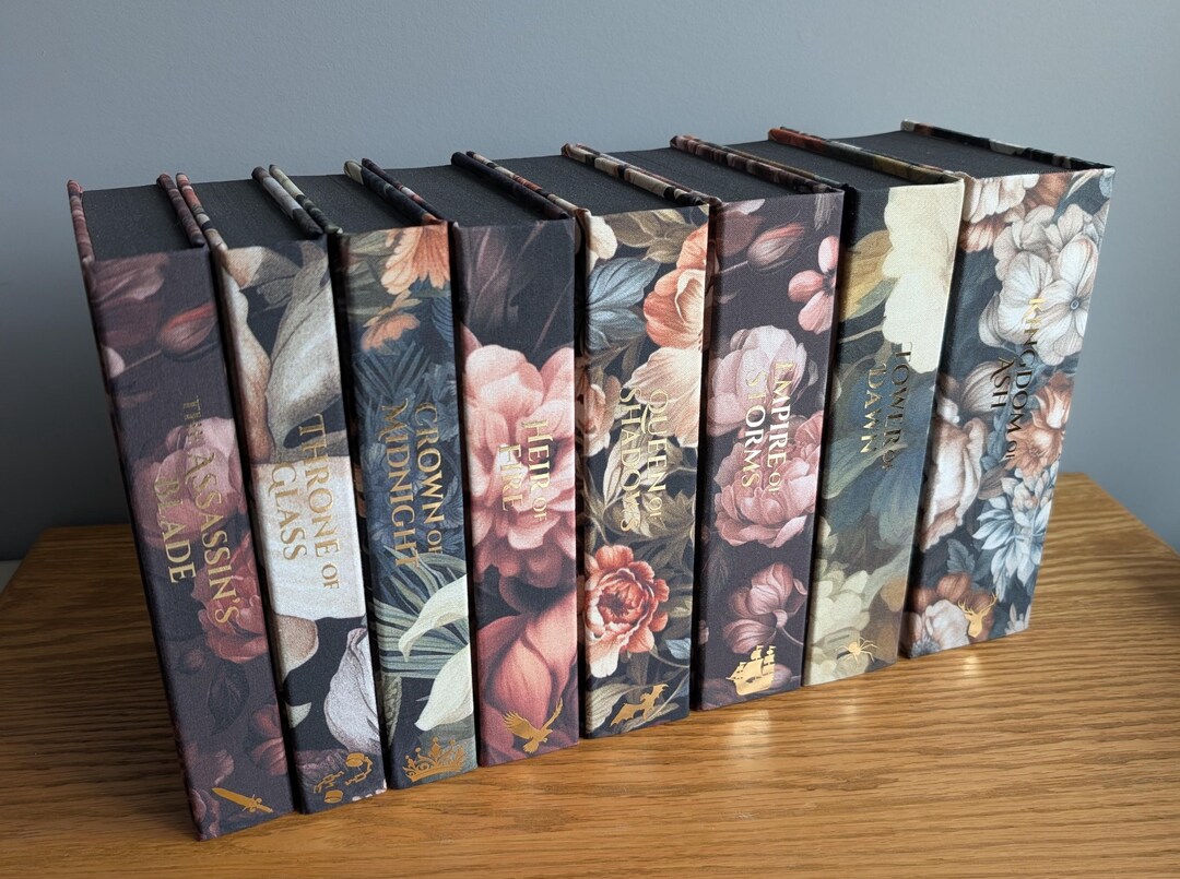 MADE TO ORDER | Throne of Glass | Rebound Book | Series | Hardcover Book | Bookbinding - Etsy
