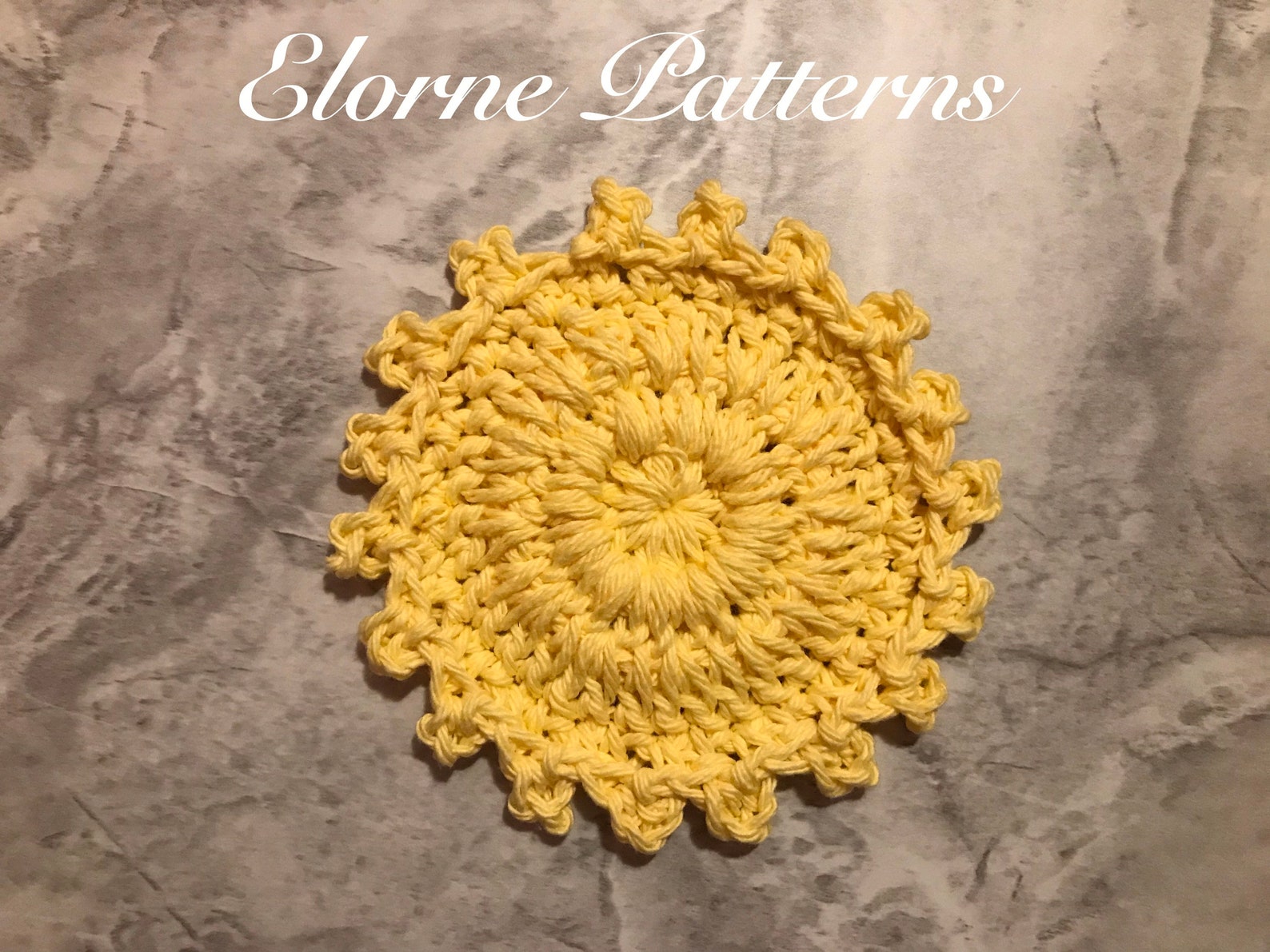 Vintage Sun Coaster Crochet Pattern PDF DOWNLOWAD ONLY - Etsy