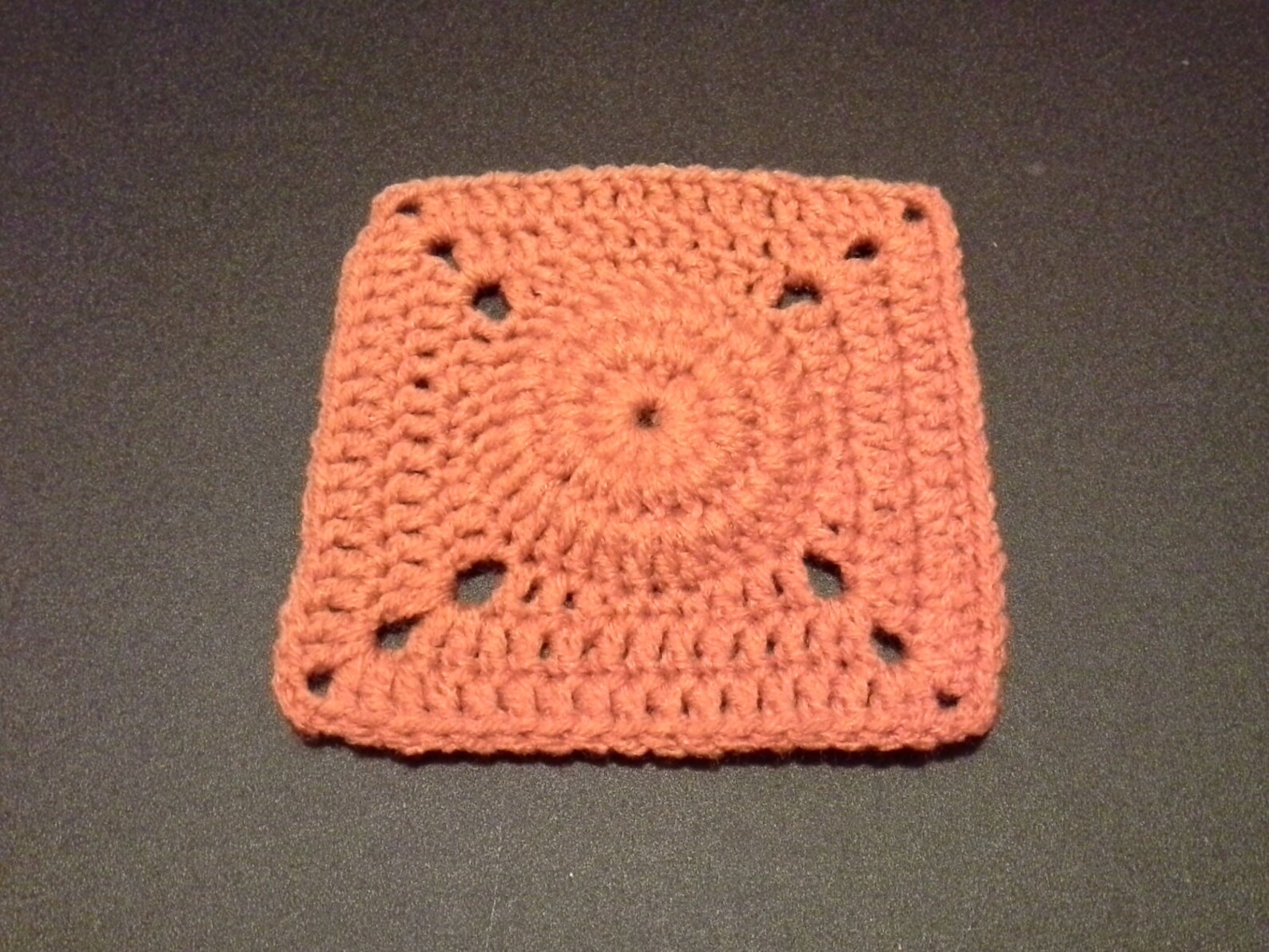 CROCHET PATTERN Circle Center Granny Square No.2 - Etsy