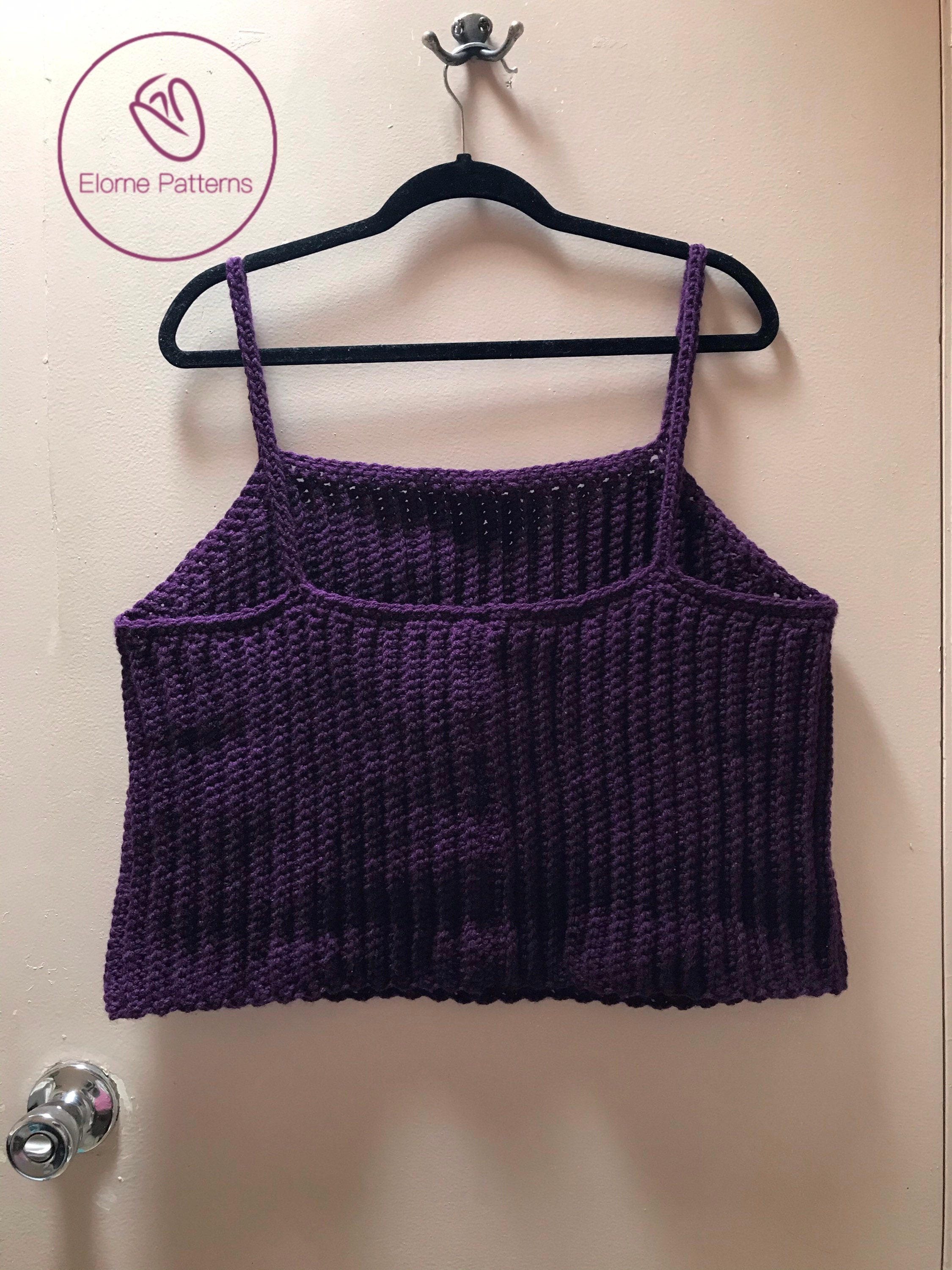 Ribbed Tank Top Plus Size Crochet Pattern - Etsy