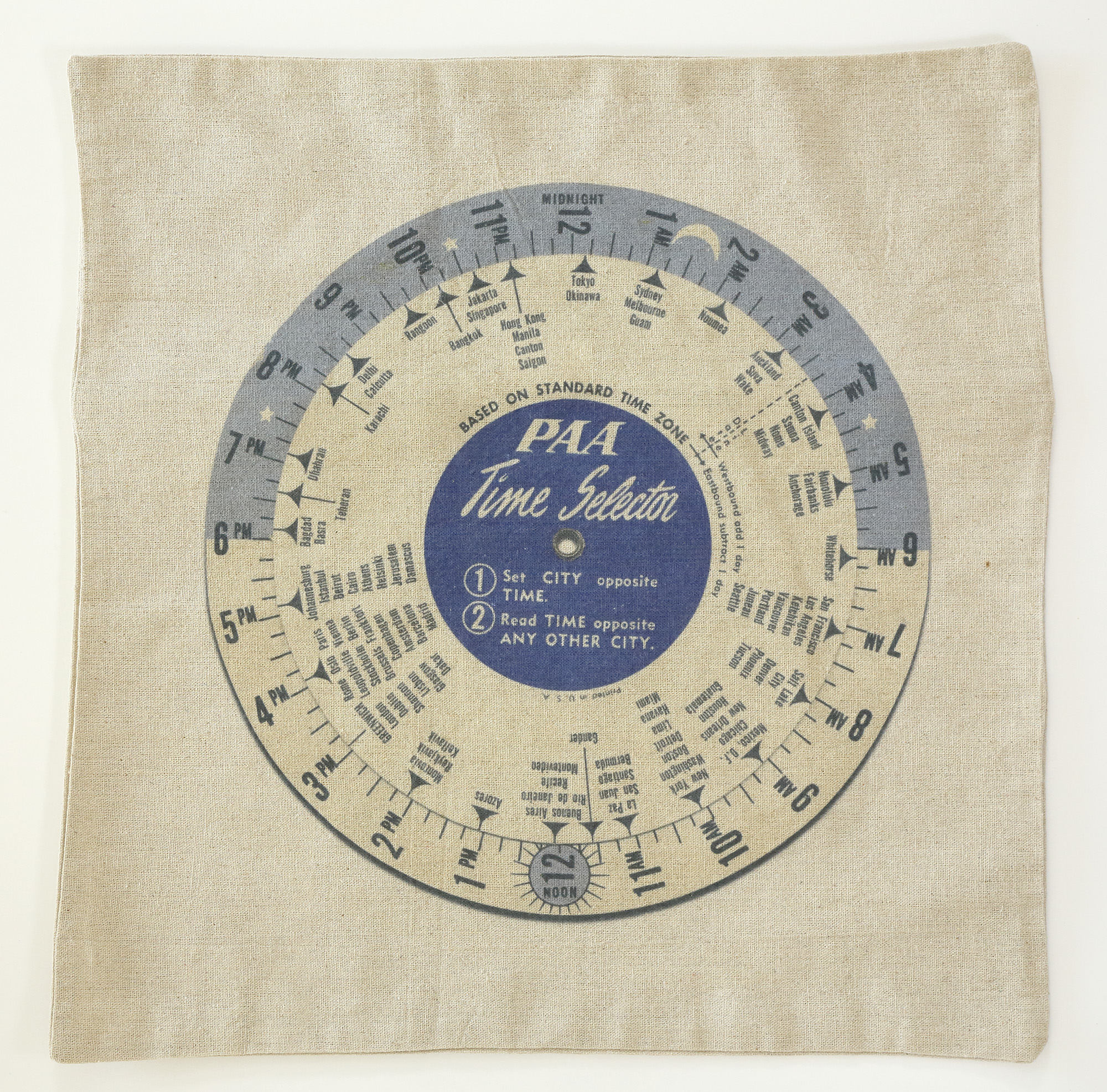 Pan Am Time Selector Wheel Throw Pillow 15x15 - Etsy