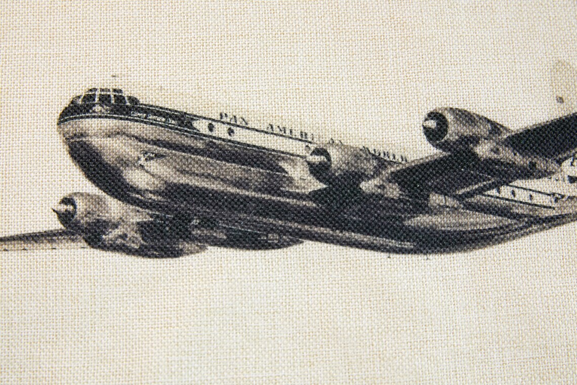 Pan American Airlines Clipper Throw Pillow 15x15 Linen - Etsy